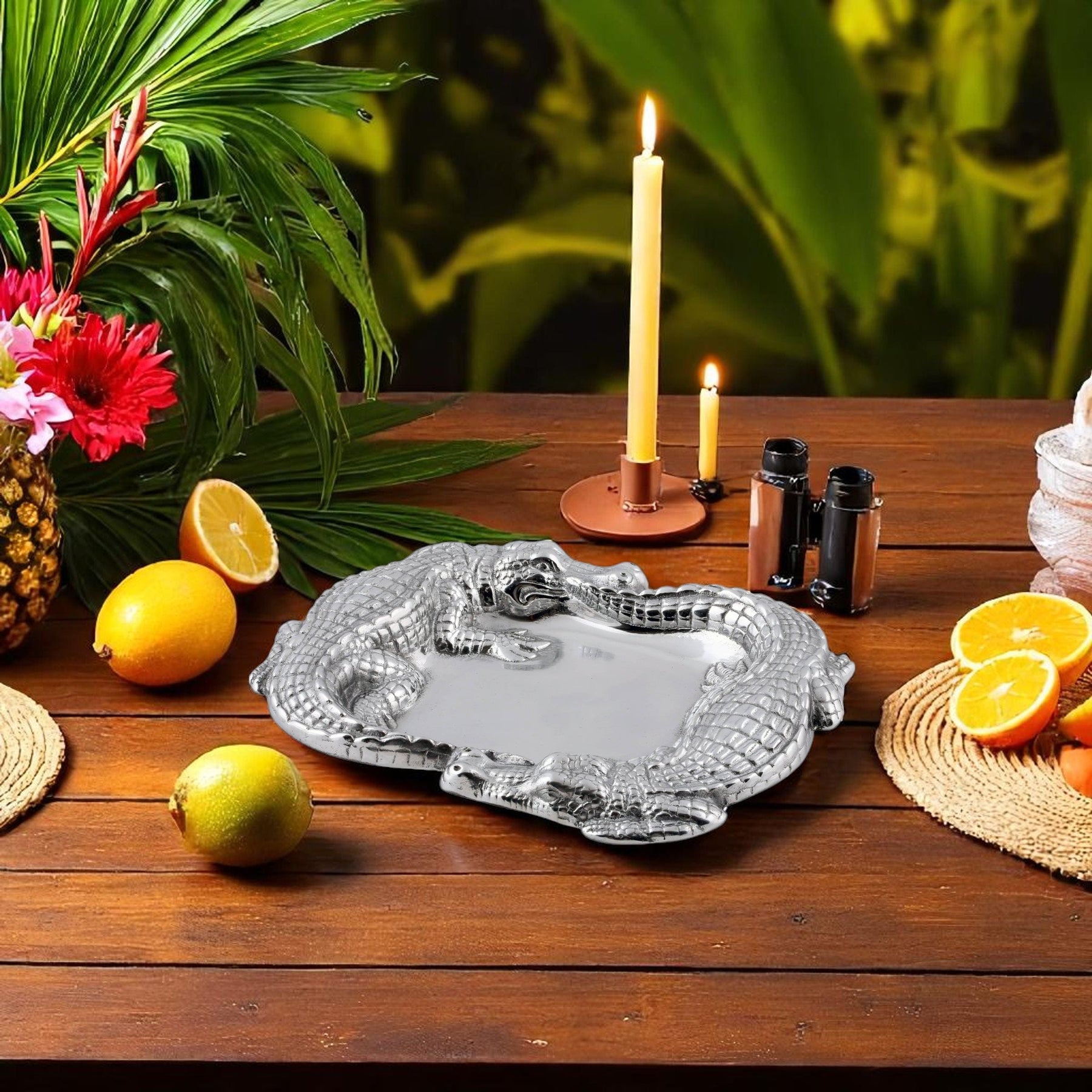Arthur Court's Alligator Oval Platter for serving - a unique gift for ...