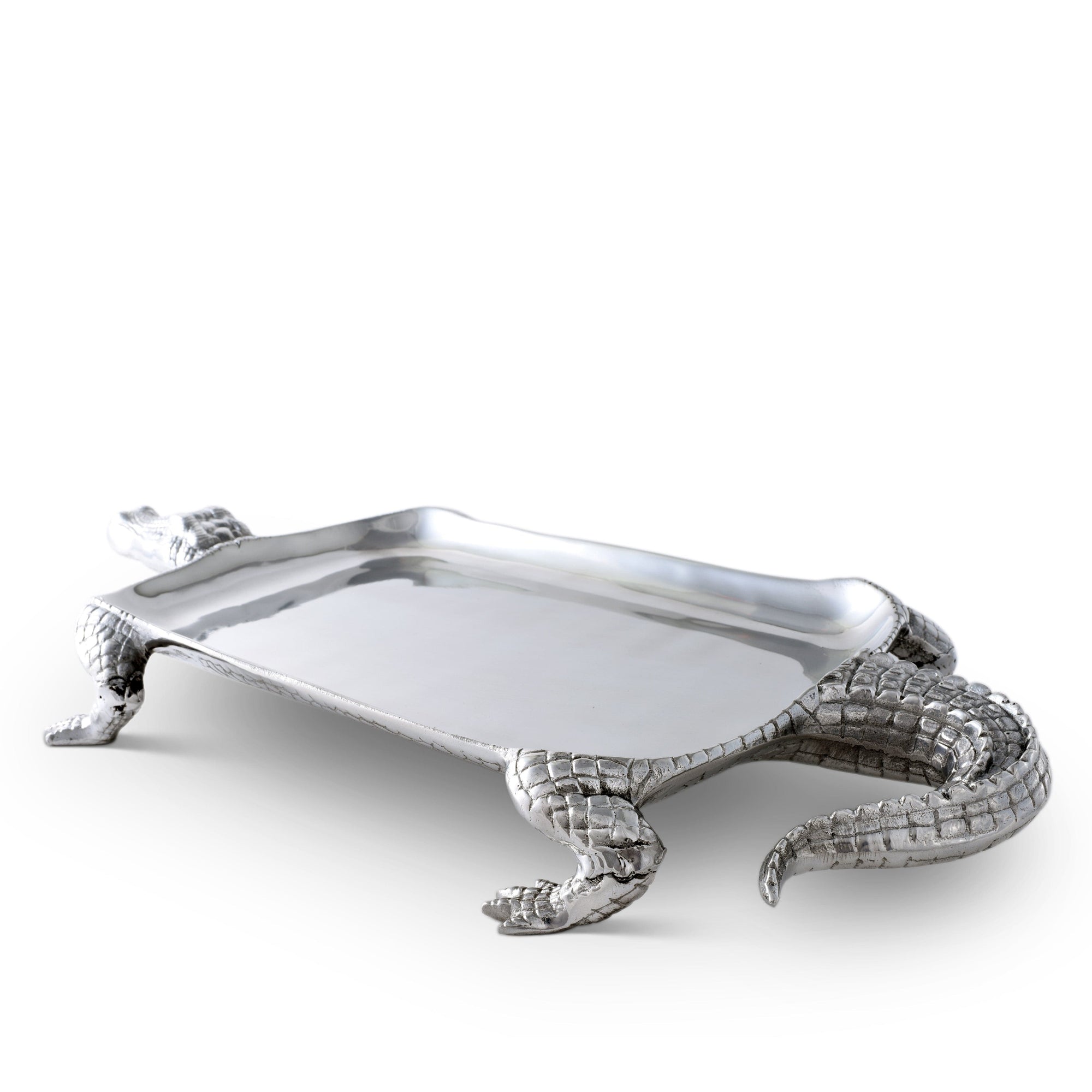 Alligator Platter crafted from Hand-Polished Aluminum | Tropical Tales ...