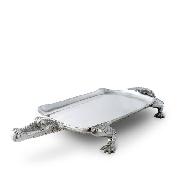 Alligator Platter crafted from Hand-Polished Aluminum | Tropical Tales ...