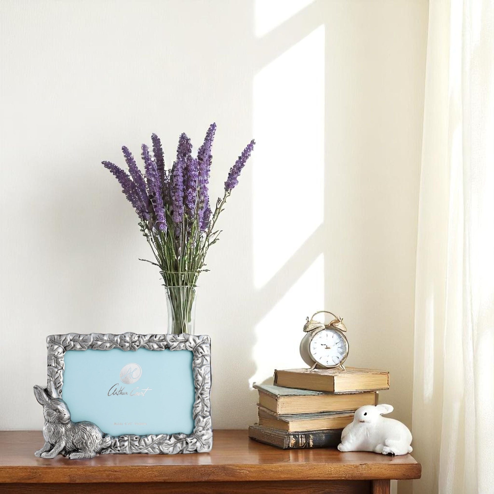Bunny Photo Frame - Premium Metal Finish | Arthur Court Collection ...