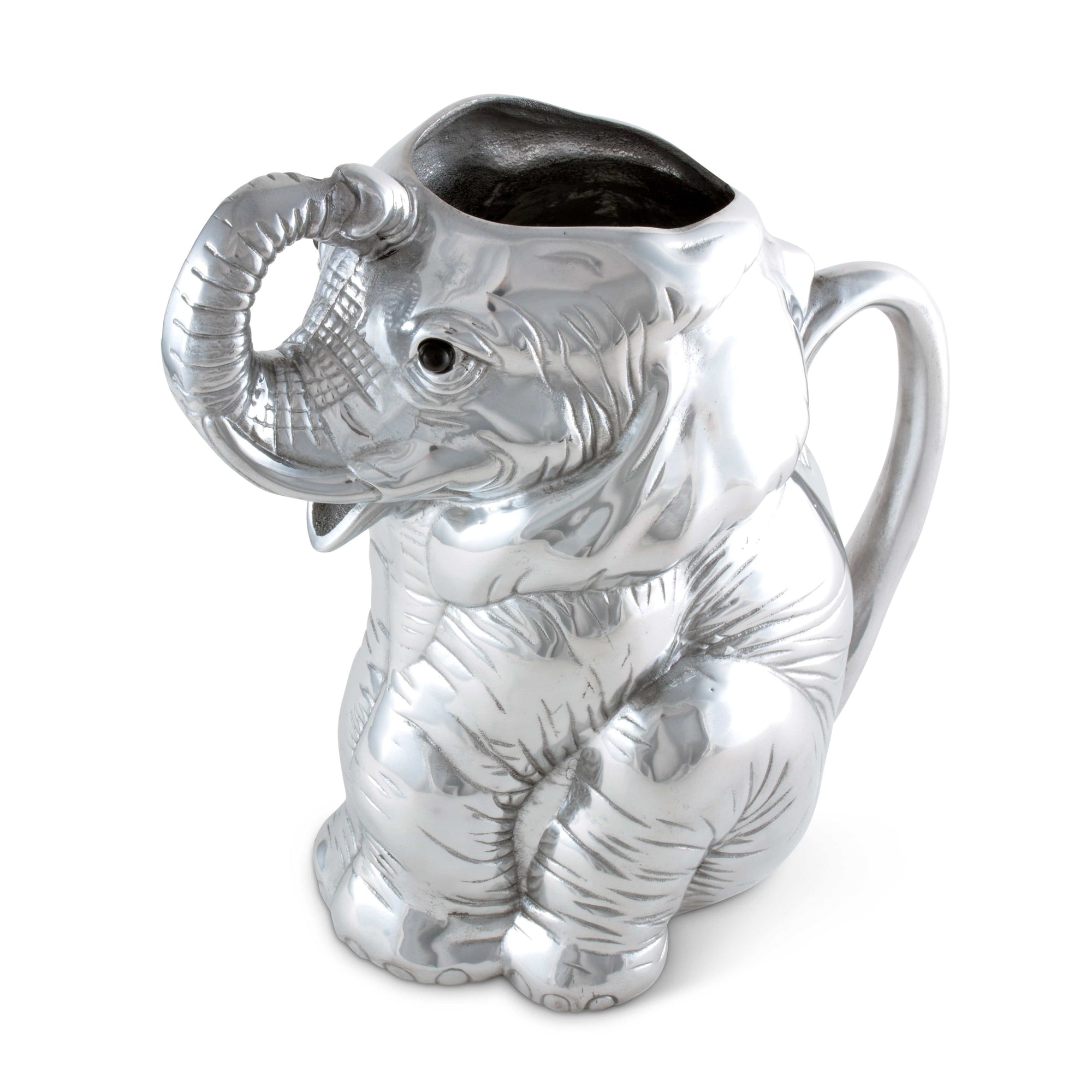 Handcrafted Aluminum Elephant Pitcher - Unique Decorative Design ...