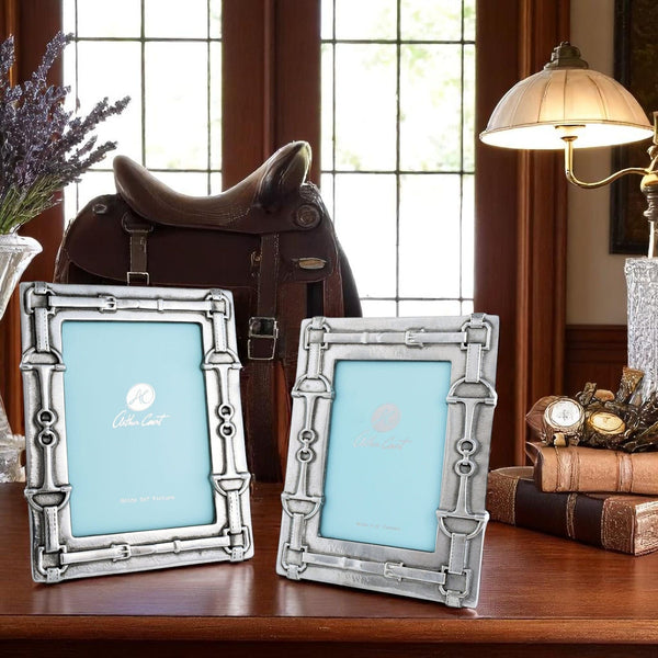 Arthur Court's Equestrian Bit Photo Frame: Hand-engraved Alloy ...