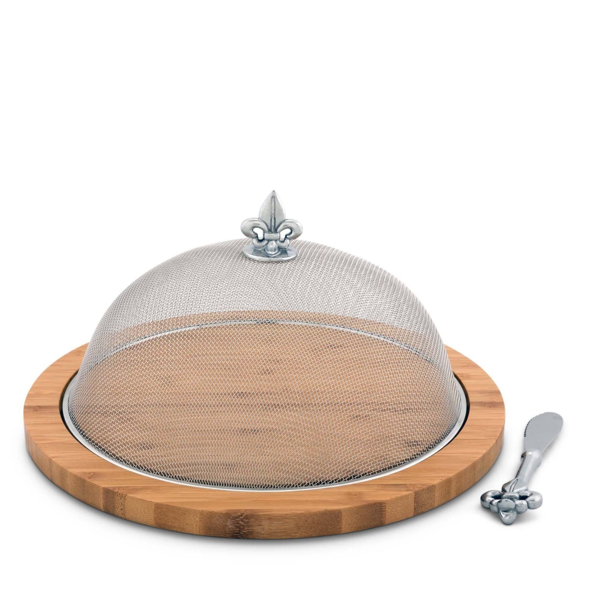 Fleur De Lis Pattern Cheese Board Set by Arthur Court - a High-End Gift ...
