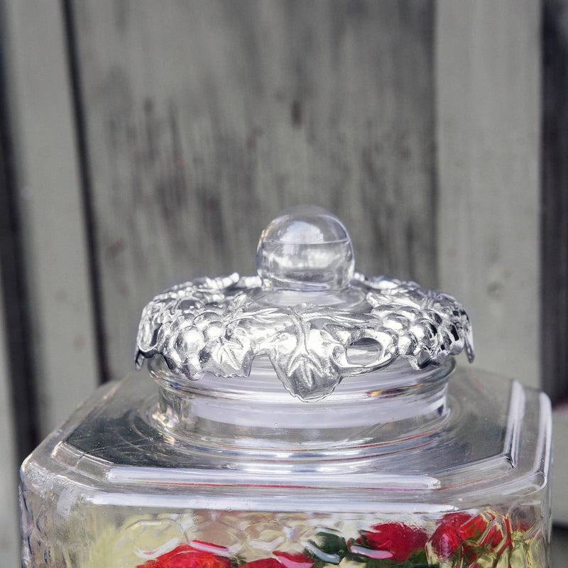 High-end Glass Beverage Server with Grape Design for Gifting | Arthur ...
