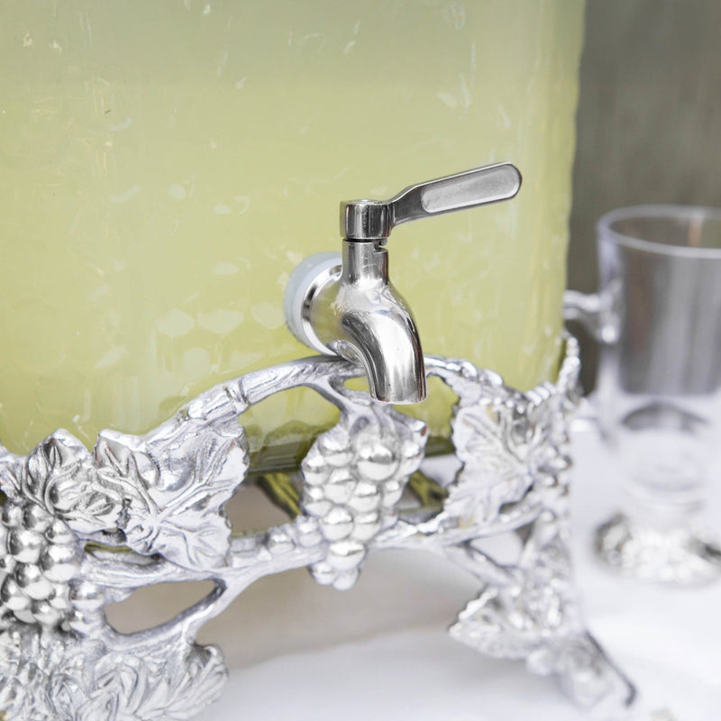 High-end Glass Beverage Server with Grape Design for Gifting | Arthur ...