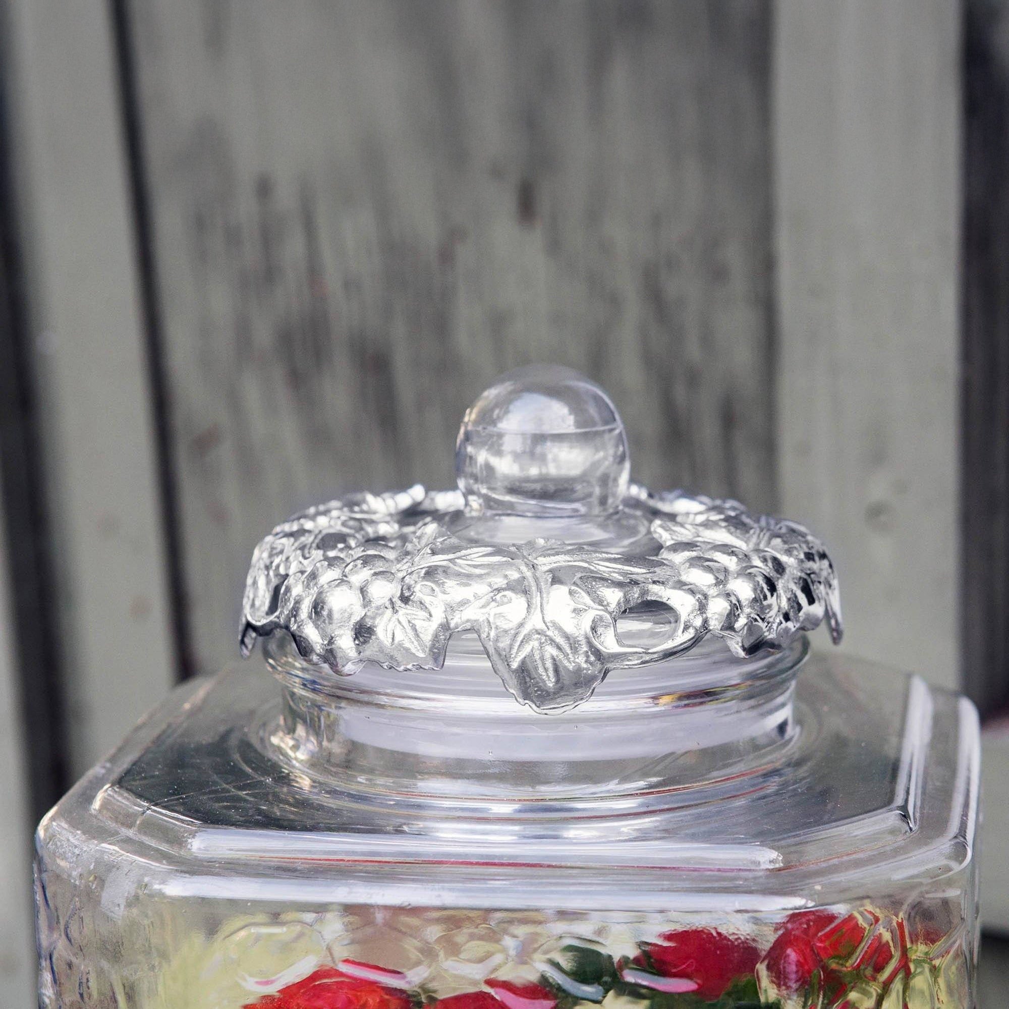 High-end Glass Beverage Server with Grape Design for Gifting | Arthur ...