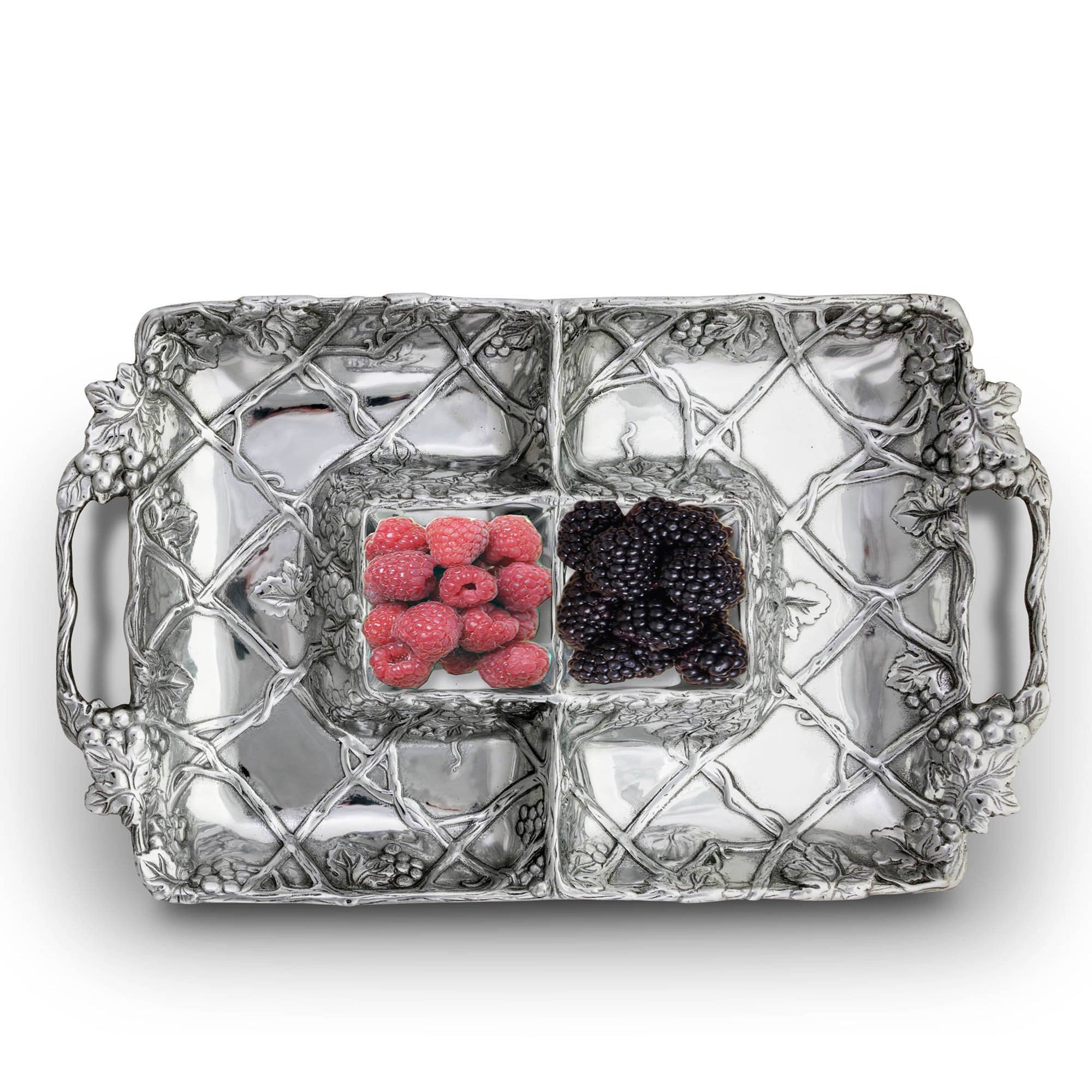 Elegant Grape Entertaining Tray: Ideal for Dinner Party Hosts | Arthur ...