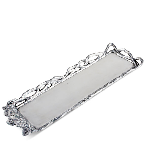 Grape Themed Design Oblong Tray: Ideal for Sophisticated Dining ...