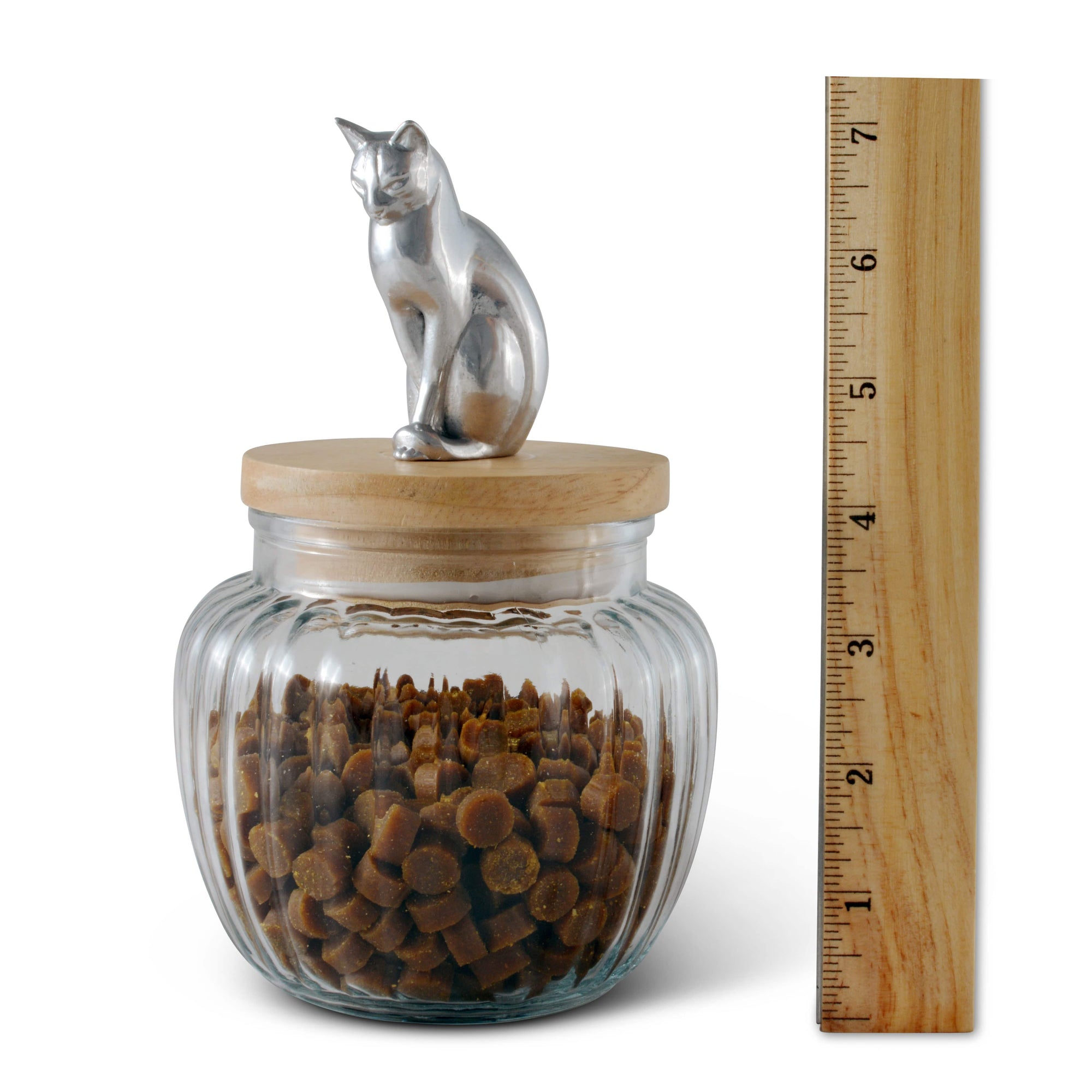 Functional Decorative Aluminum Cat Treat Cylinder | Cat Collection ...