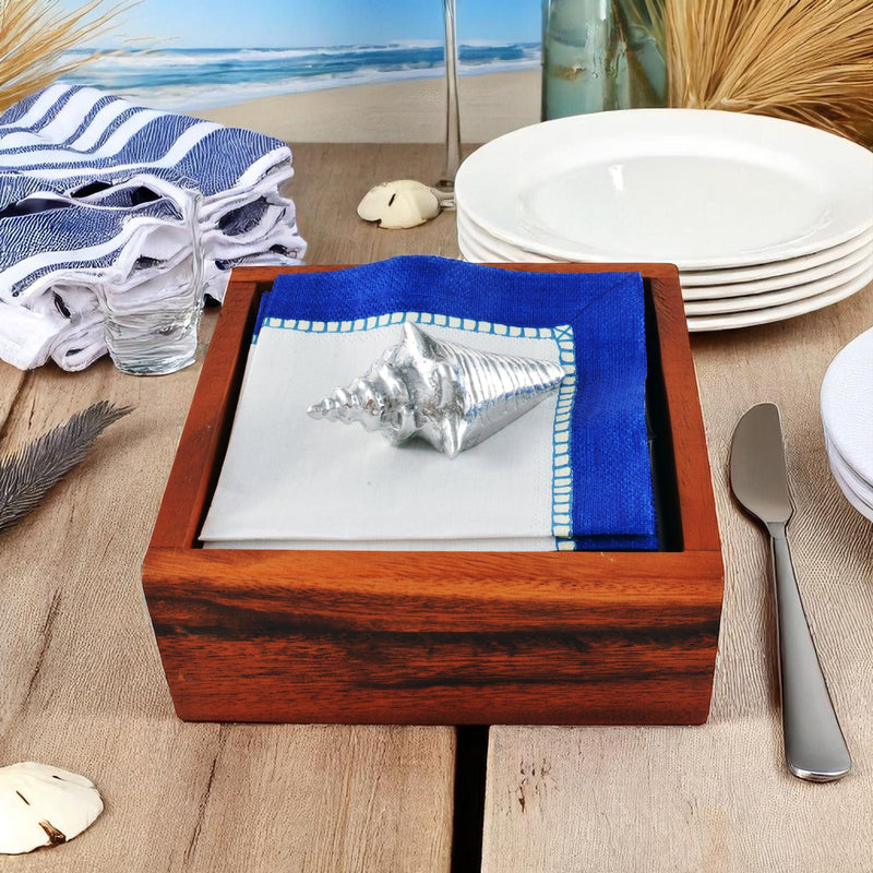 Artisanal Shell Designed Napkin Weight Perfect for Nautical Weddings ...