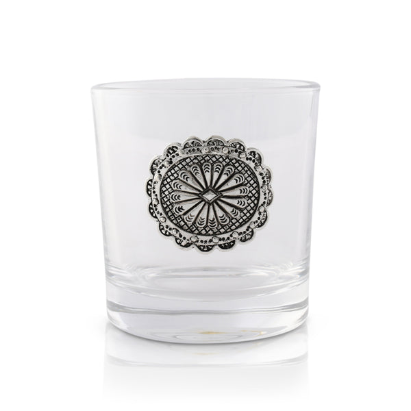 Practical Birthday Gift: Arthur Court's Western Concho Bar Glasses Set ...